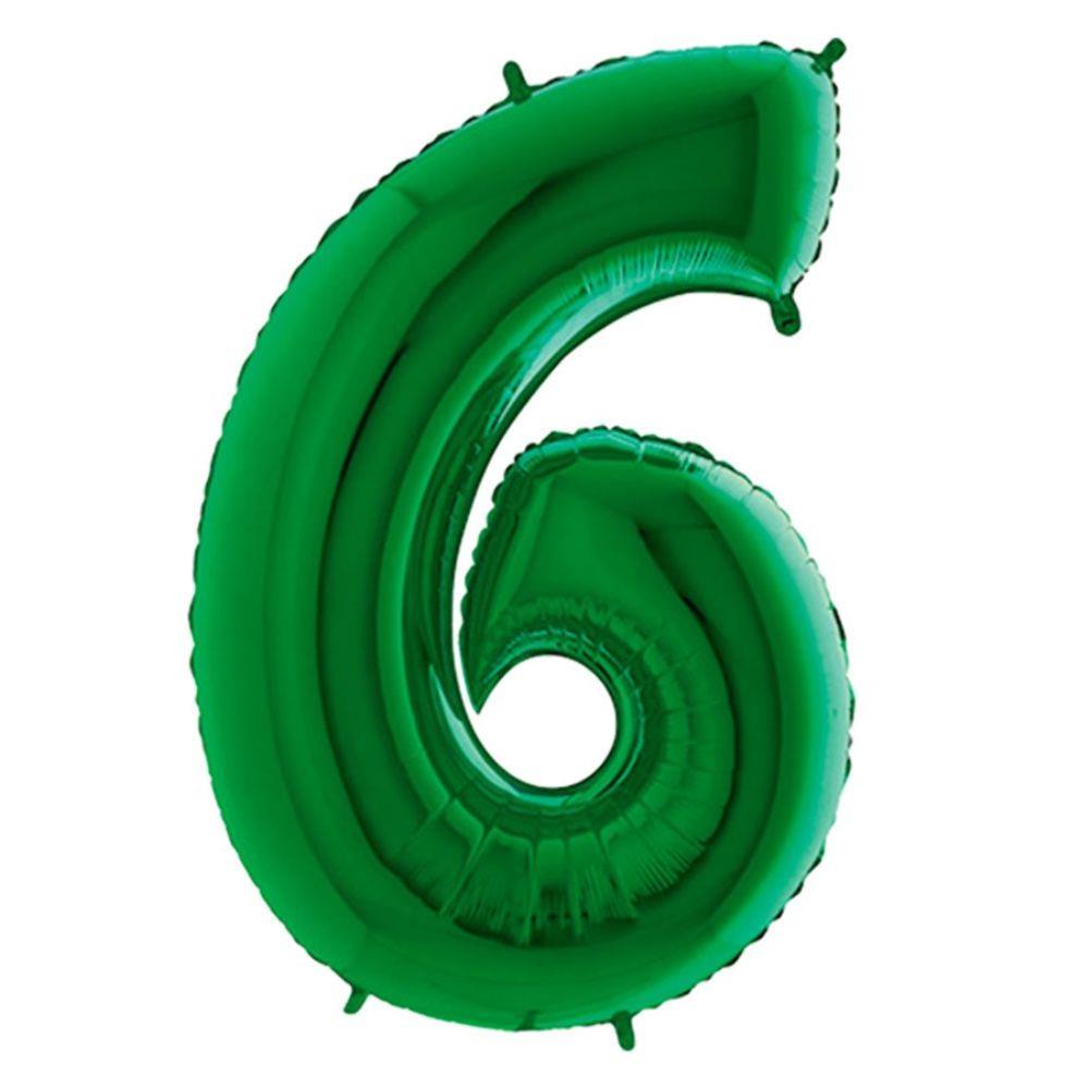 Balão Numero 6 Verde
